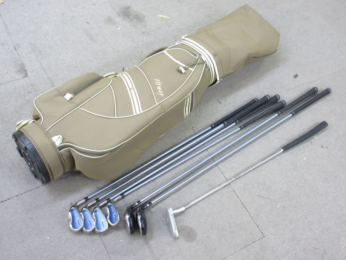 Yahoo!オークション - Q073-N41-1623 Fitaway キャディバッグ アイアン...