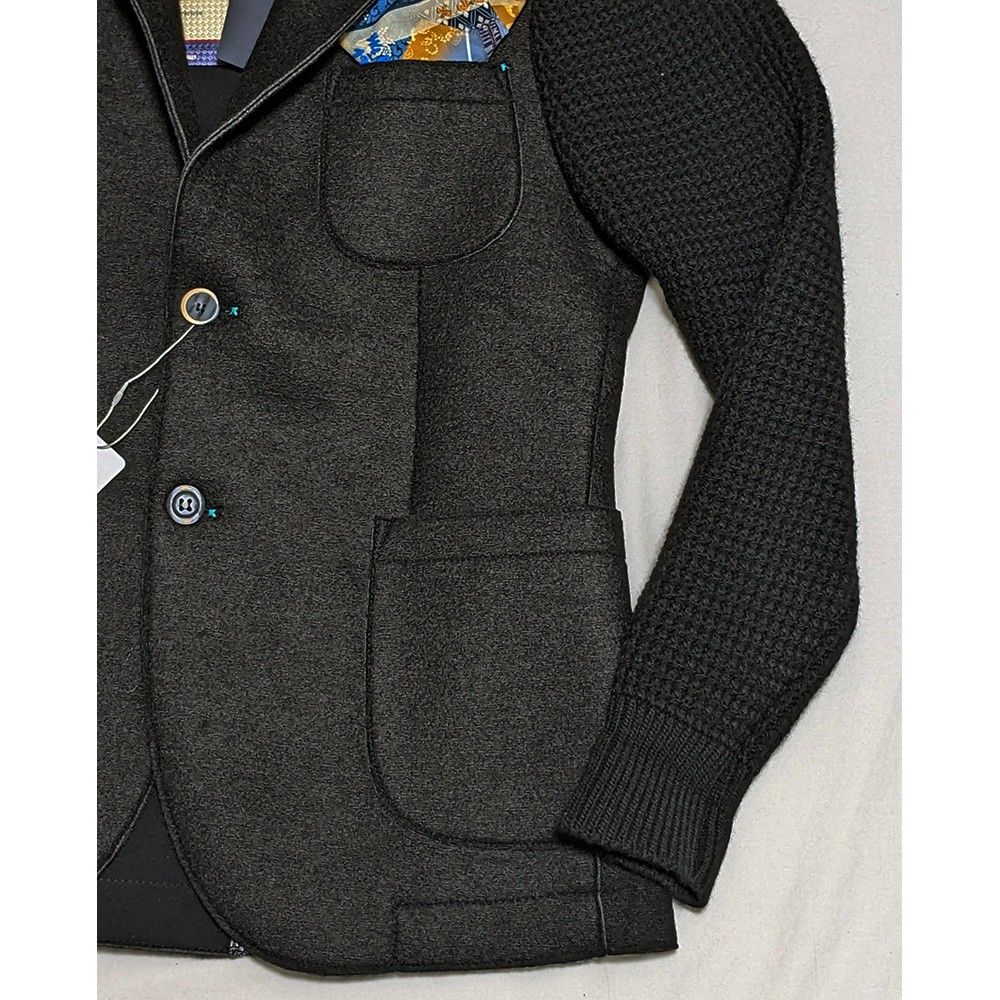 BOB 24AW ニット袖ボンディングジャケット S 新品 現行品 新作 BOB 24AW ニット袖ボンディングジャケット S 新品 現行品 新作