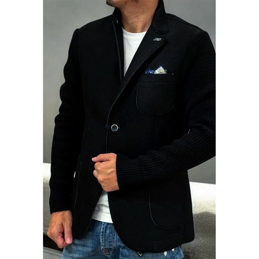 BOB 24AW ニット袖ボンディングジャケット S 新品 現行品 新作 BOB 24AW ニット袖ボンディングジャケット S 新品 現行品 新作