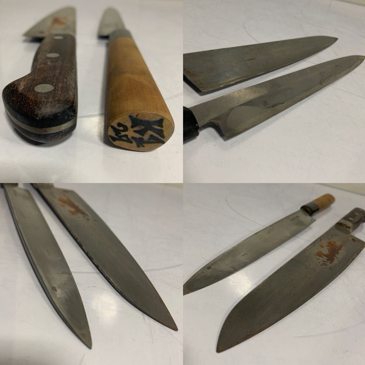 SAKAI ISHITO 桜印 日本鋼 堺貞宗 包丁 4本セット まとめて 辻 SAKAI ISHITO 桜印 日本鋼 堺貞宗 包丁 4本セット まとめて 辻