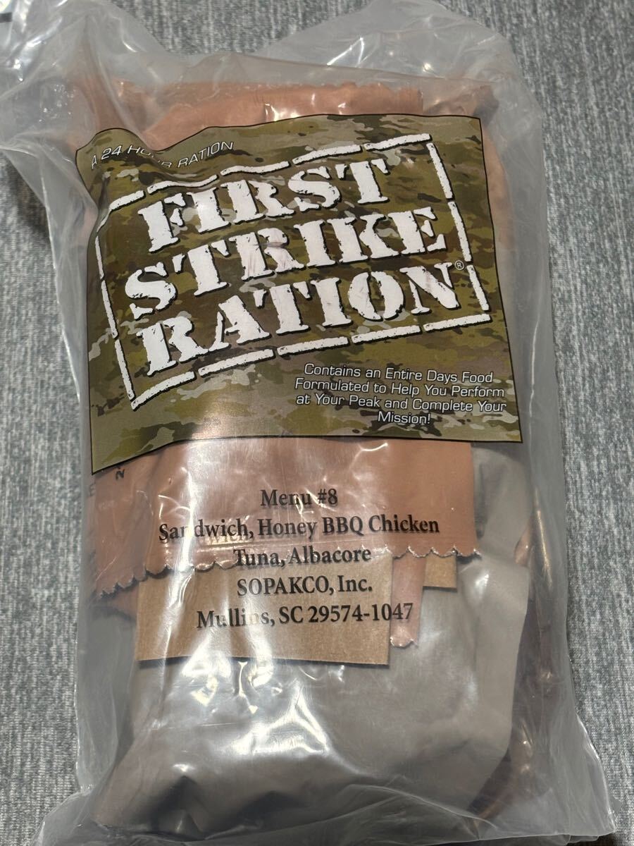 Yahoo!オークション - MREレーション 米軍 fast strike ration特殊部隊...