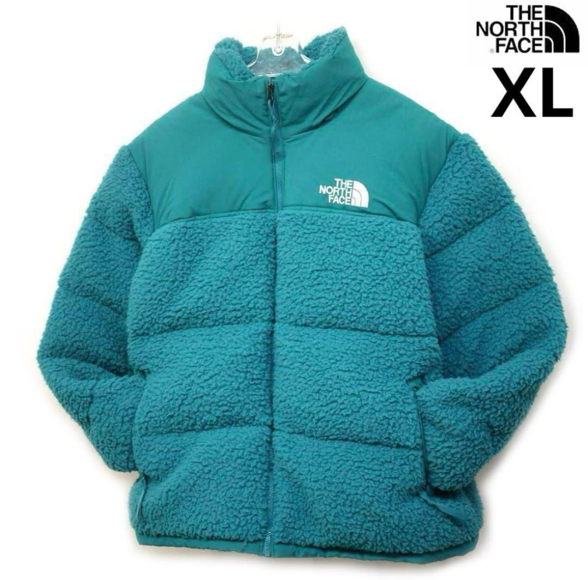 ノースフェイス ダウンジャケット ヌプシ US限定(XL)青 ② ノースフェイス ダウンジャケット ヌプシ US限定(XL)青 ②