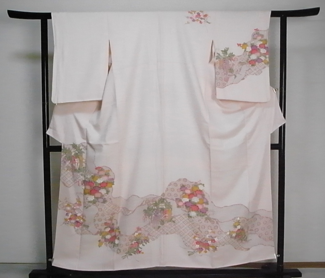 Yahoo!オークション - 【着物のちさと屋】C504 着物・付下げ 袷 良質 ...