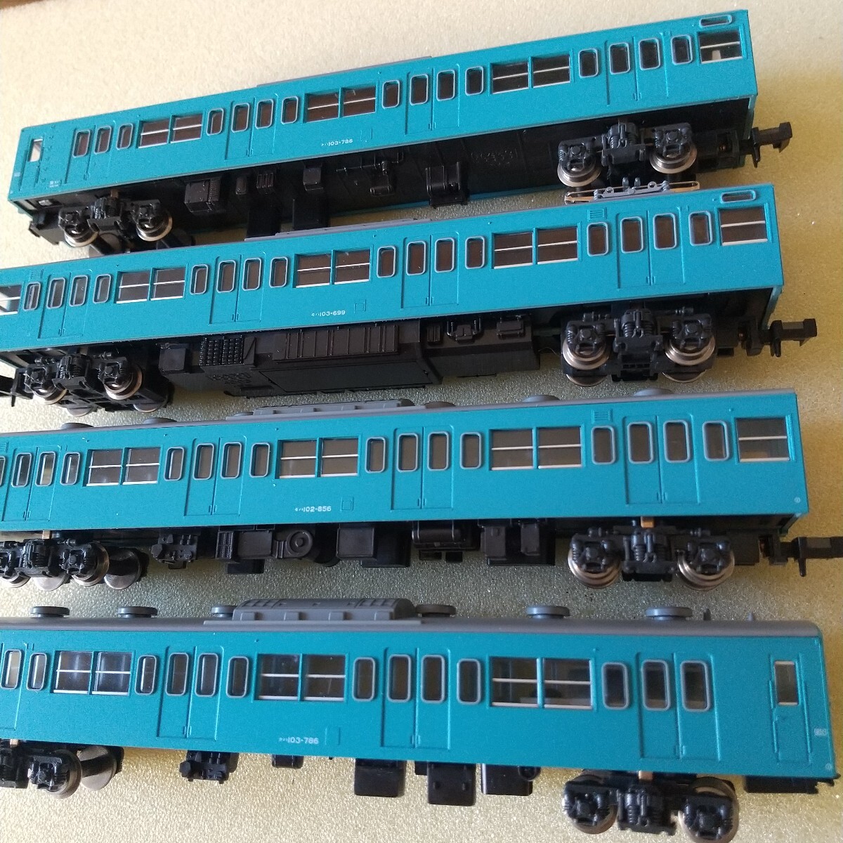 Yahoo!オークション - 103スカイブルー 電車(N KATO)