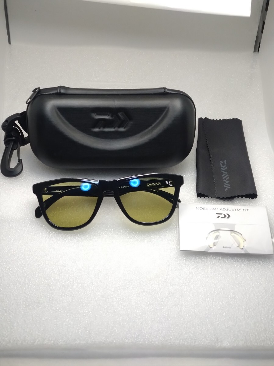 Yahoo!オークション - 送料無料 美品 ダイワ 偏光グラス TLX 017 EG BM...