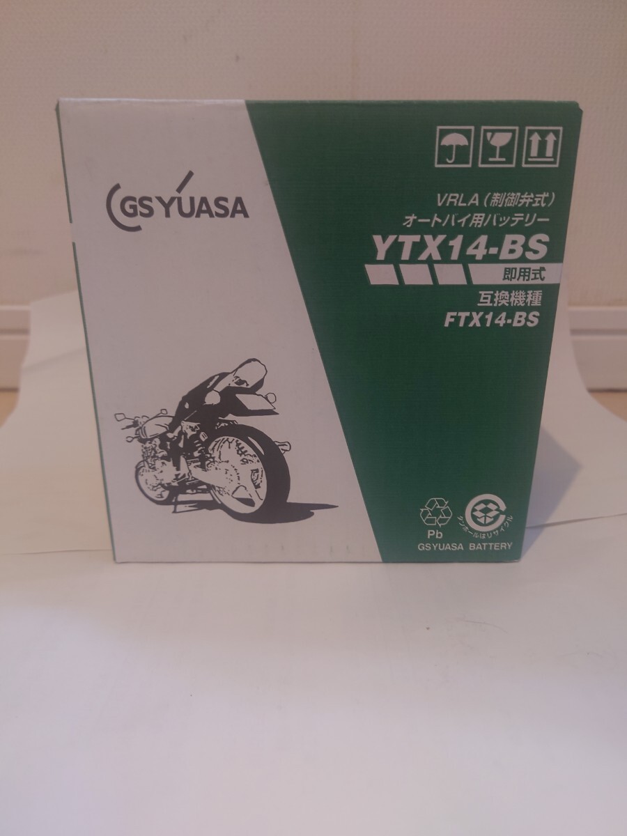 Yahoo!オークション - YTX14-BS バイクバッテリー GS/YUASA（ジーエス...