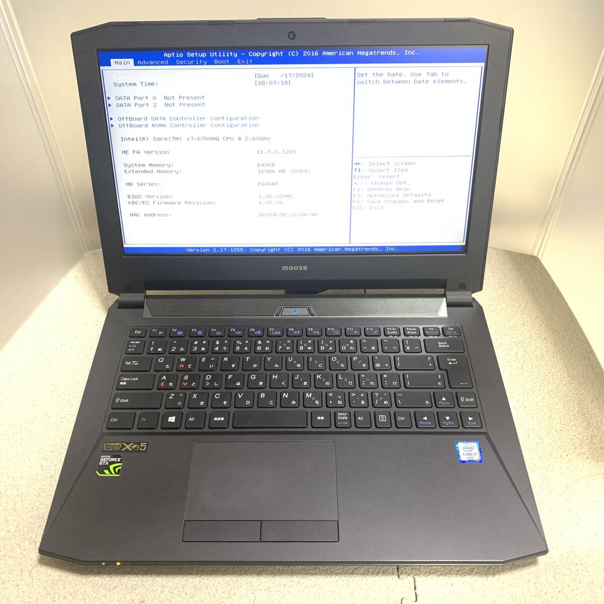 Yahoo!オークション - マウス Gtune ゲーミングノートパソコン本体 GeF...