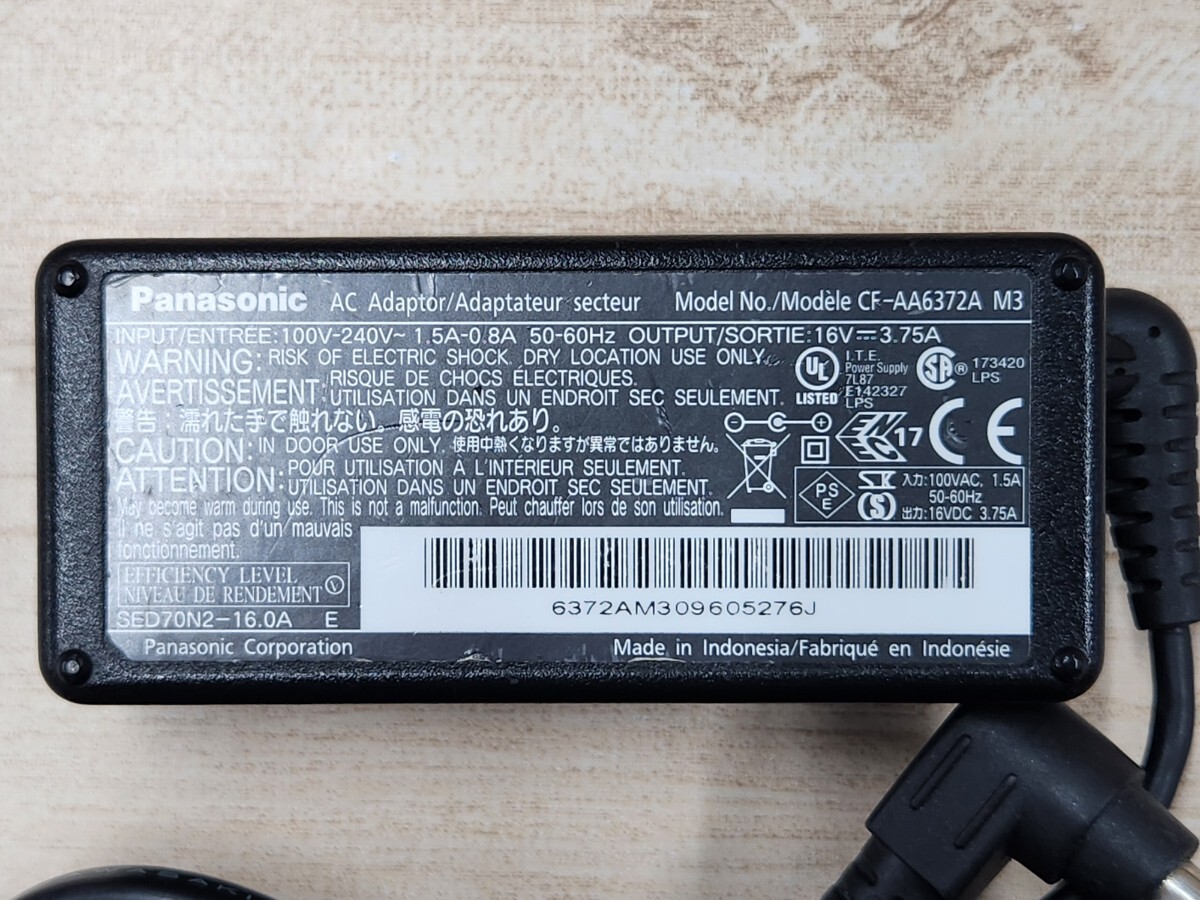 Yahoo オークション Panasonic 純正acアダプター Cf Aa6372a M3 16v3