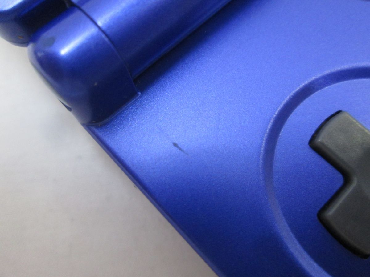 Yahoo!オークション - 25 送60サ 1225$G02 GBA SP 本体 ブルー (アダプ...