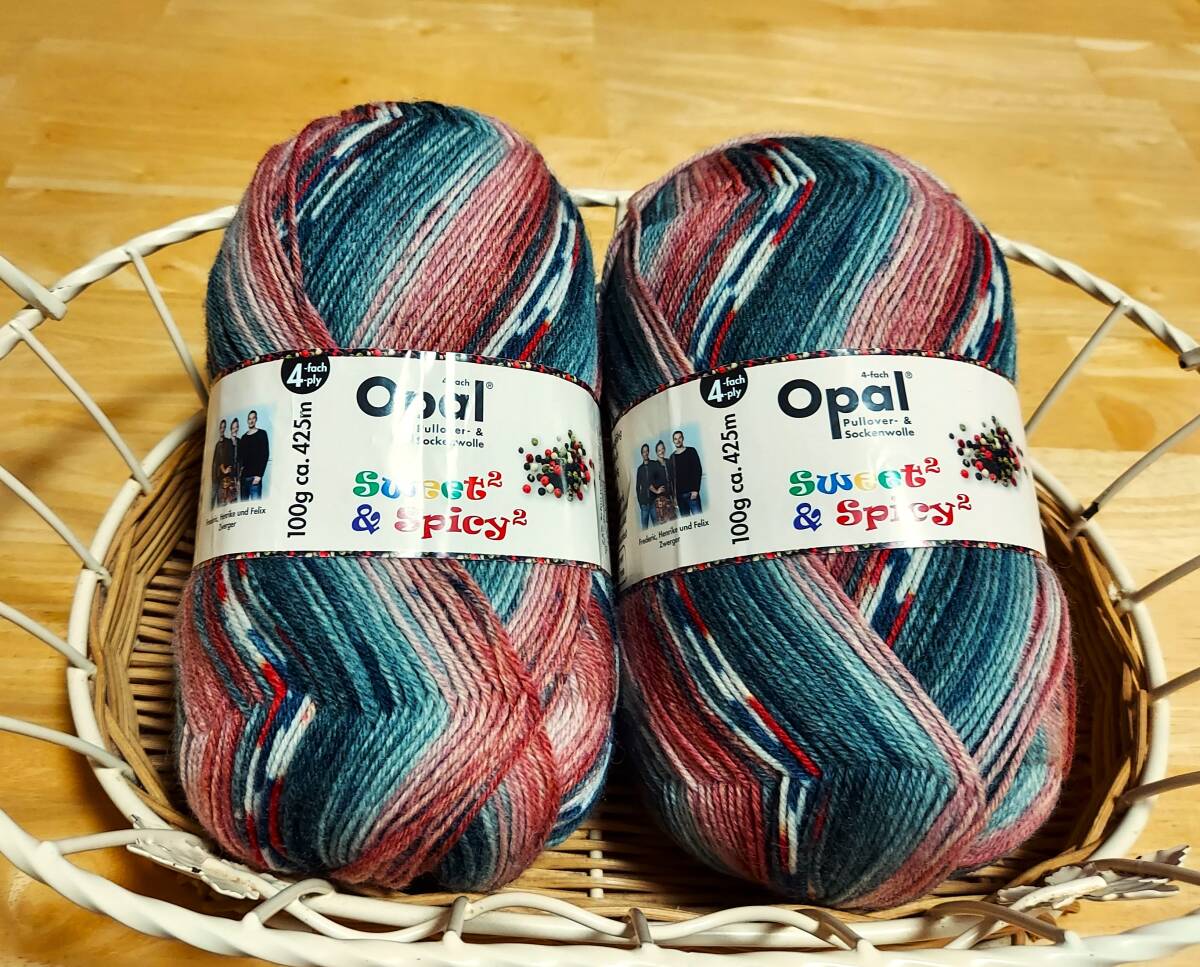 Yahoo!オークション - 6 ソックヤーン 【Opal(オパール) sweet&spicy】...