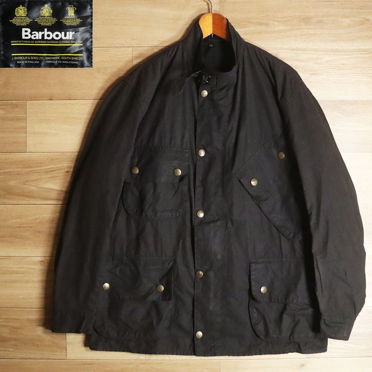 Yahoo オークション B9k Y9 2 1 90s イギリス製 Barbour バブアー Be