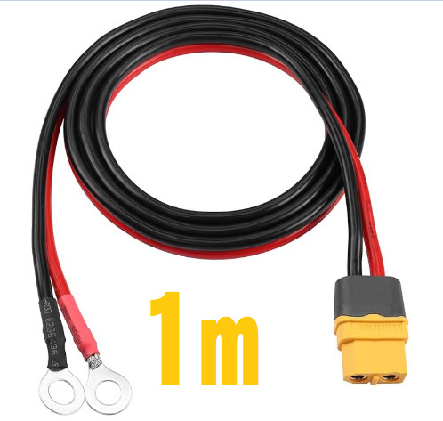 Yahoo!オークション - 1m XT60-Oリング端子ケーブル AWG12 12AWG 3.5S...