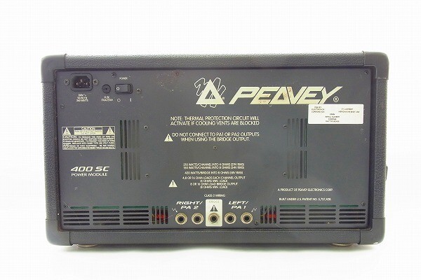 Yahoo!オークション - N169-Y20-3741 PEAVEY XR684 パワードミキサー ...
