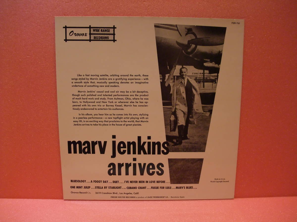 Yahoo!オークション - LP MARV JENKINS マーヴ・ジェンキンス / ARRIVE...