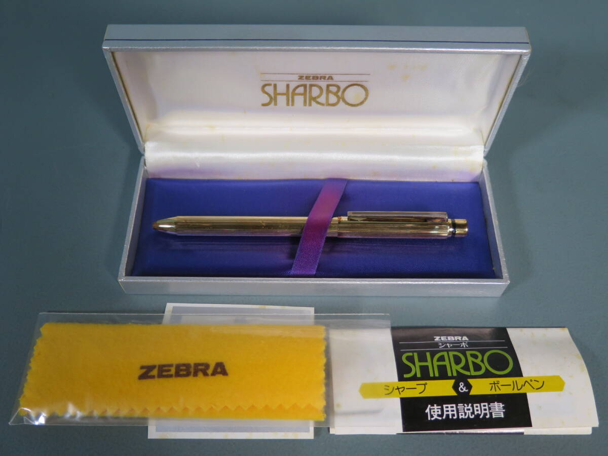 インク切れ ペン① ZEBRA SHARBO シャープ＆ボールペン ケース 説明書付き 18KAGM刻印 ゼブラ シャーボ 複合筆記具 シャーペン(複合筆記具)｜売買されたオークション情報 ...