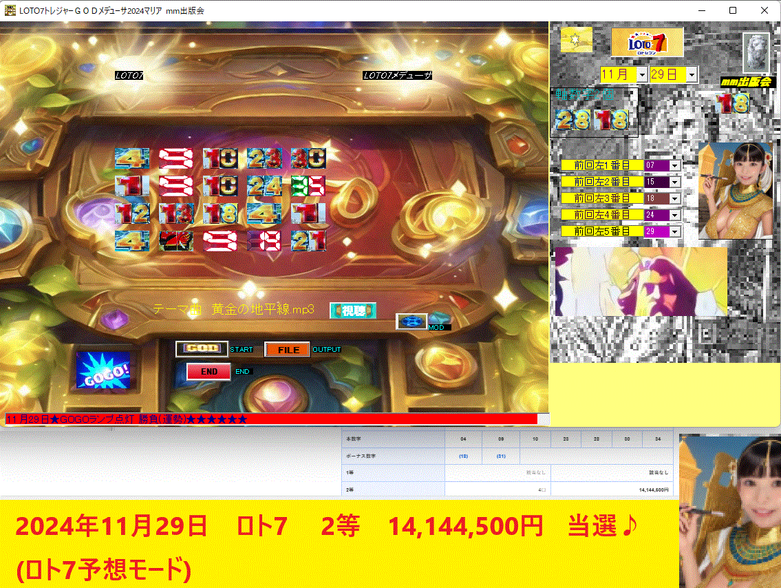 Yahoo!オークション - 新作[LOTO7トレジャーGODメデューサ2025マリ...