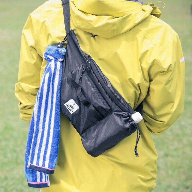 Yahoo!オークション - - 135 HAO.CAMP タオルホルダー付きボディバッグ...