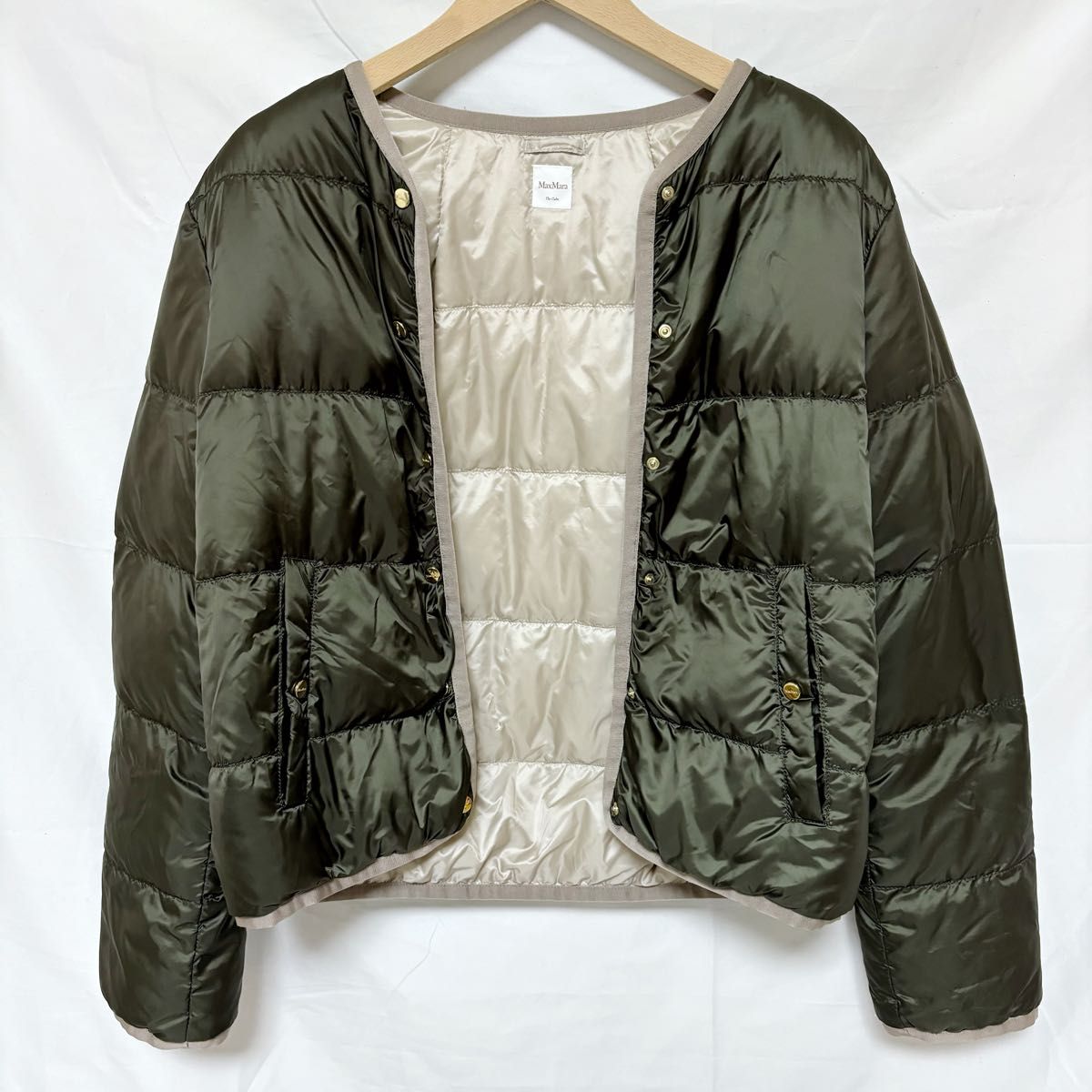 美品 底値 MAXMARA THE CUBE マックスマーラ キューブ ダウン 美品 底値 MAXMARA THE CUBE マックスマーラ キューブ ダウン