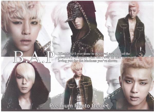 Yahoo!オークション - New B.A.P/BAP プレミアム写真集【大】 韓国K-P...