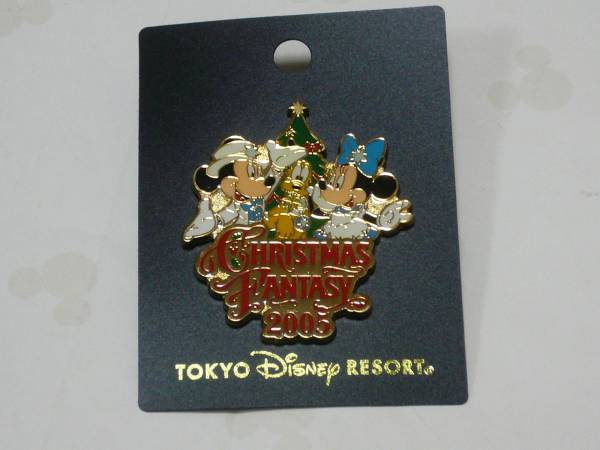 Yahoo!オークション - TDL 2005年Xmasピンバッジ