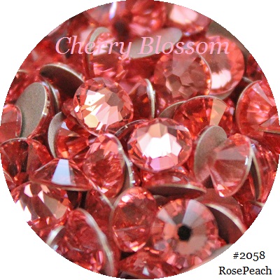 Yahoo!オークション - ss12 100粒 ローズピーチ スワロ 廃盤品 #2058 ...