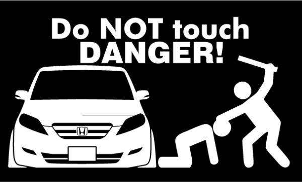 Yahoo!オークション - 送料込み Do NOT touch Edix ステッカー usdm jd...